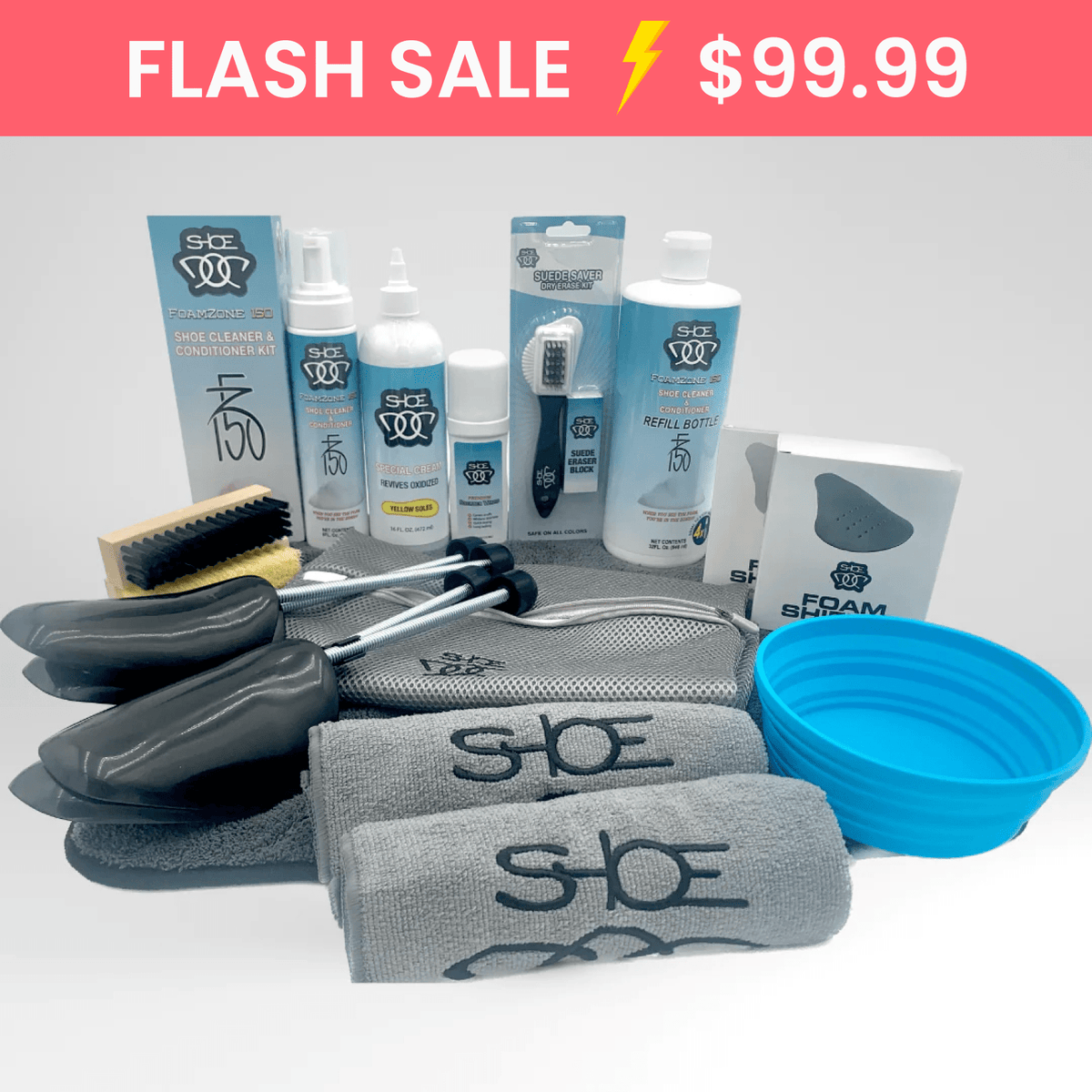 ShoeDoc Mega Cleaner Bundle Kit - Clean, Restore and Protect Your ...